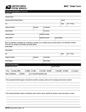 Fillable Online ribbs usps MAC Order Form - RIBBS - USPS - ribbs usps ...
