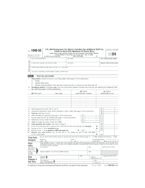 Fillable Online 2004 Form 1040-SS Fax Email Print - pdfFiller