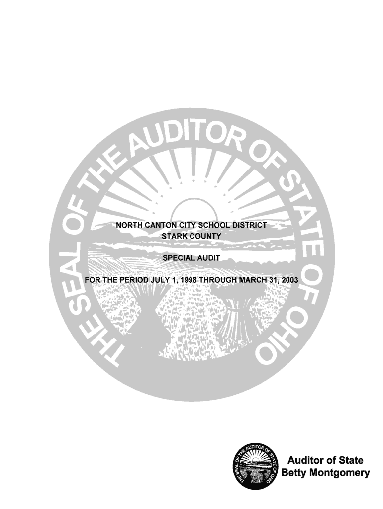 North canton city school district stark county special audit for the ...