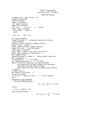 Fillable Online XPP Commands Fax Email Print - pdfFiller