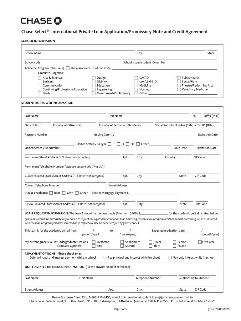 Chase Bank Loan Application Form 2020 2022 Fill And Sign Printable