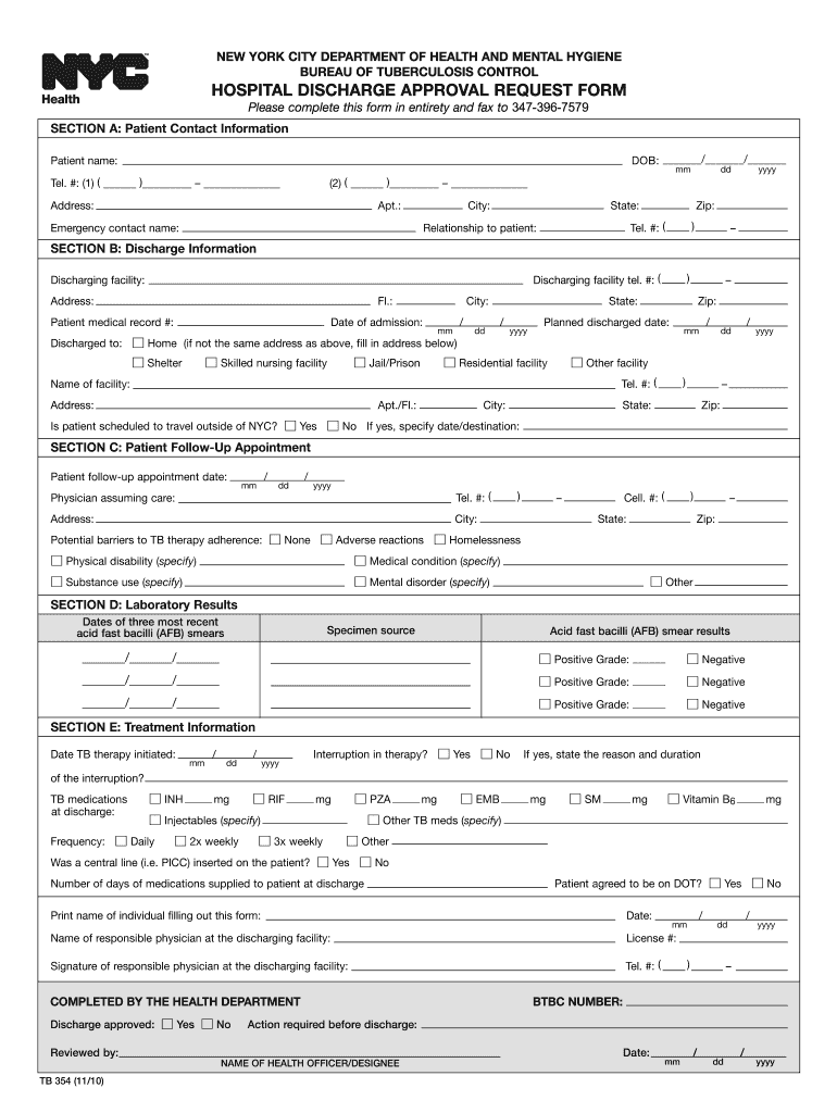 Emergency Room Release Papers Great Professionally Designed Templates