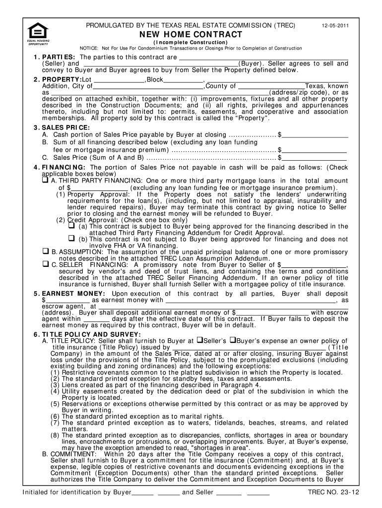 Texas Real Estate Contract Pdf Fill Online Printable Fillable Texas Real Estate Contract Pdf Fill Online Printable Fillable