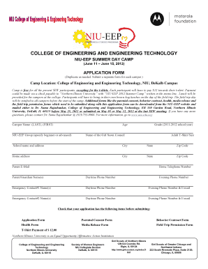 Fillable Online niu COLLEGE OF ENGINEERING AND ENGINEERING TECHNOLOGY ...