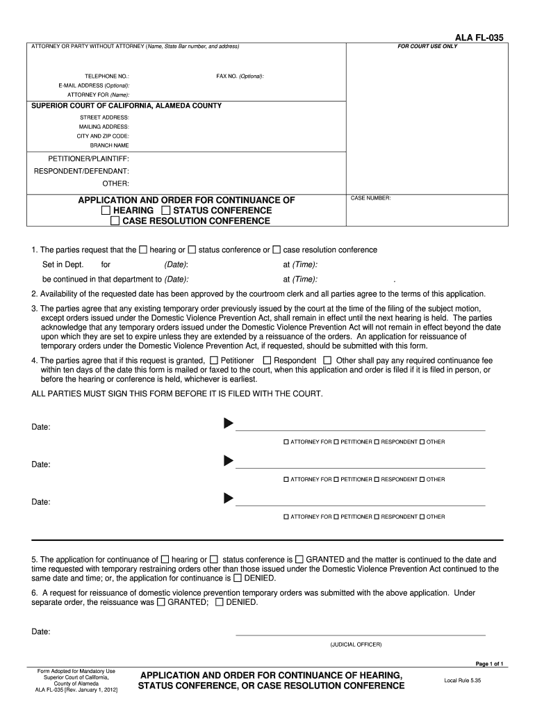 Ala form: Fill out & sign online | DocHub
