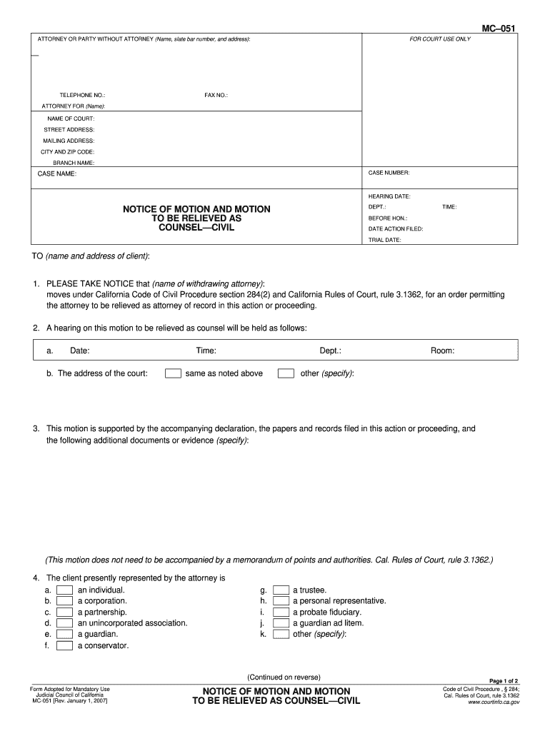 Motion For Continuance Forms Fill Out Sign Online DocHub