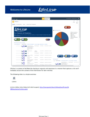 Fillable Online Welcome to LifeLine Fax Email Print - pdfFiller
