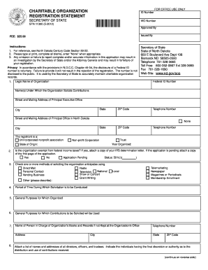 Charity Organization Online Registrstion For Members Format - Fill and ...