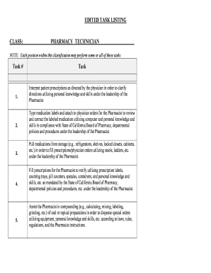 Fillable Online cdcr ca TASK WORKSHEET - cdcr ca Fax Email Print ...