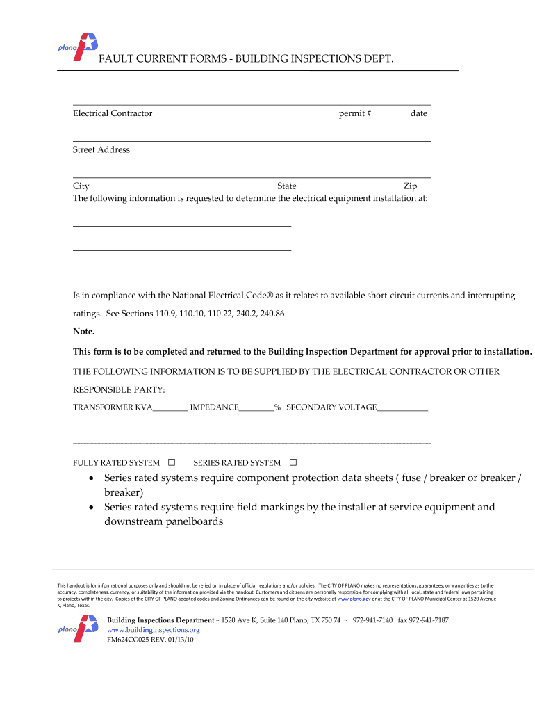 Fault current letter: Fill out & sign online | DocHub