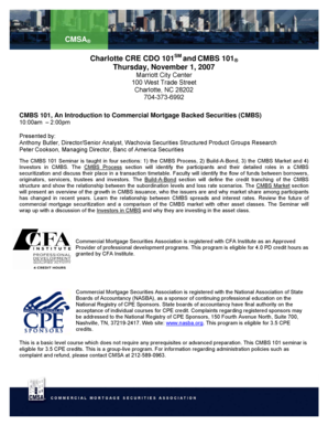 Fillable Online crefc Marriott City Center 100 West Trade Street ...