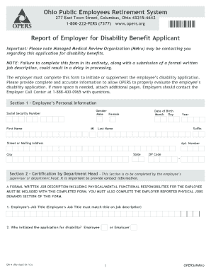 Opers Form Dr 4 - Fill Online, Printable, Fillable, Blank | pdfFiller