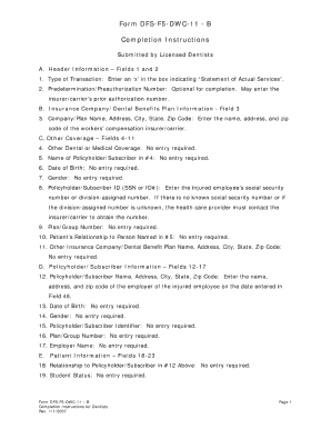 Fillable Online dfs f5s dwc 11 form Fax Email Print - pdfFiller