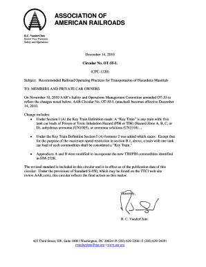 Fillable Online circular ot 55 2010 form Fax Email Print - pdfFiller
