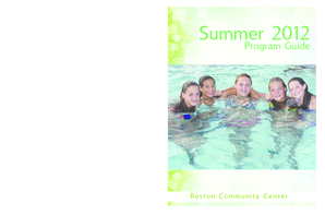 Fillable Online Summer 2012 - Reston Community Center Fax Email Print ...