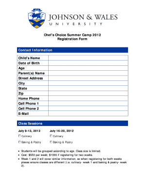 Fillable Online jwu ormconta form Fax Email Print - pdfFiller