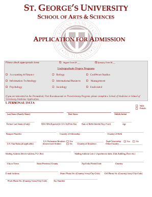 Fillable Online apps sgu ssneduation form Fax Email Print - pdfFiller