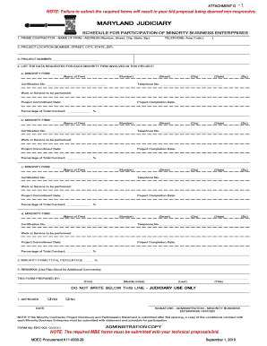 Fillable Online courts state md MBE Forms - Maryland Judiciary - courts ...