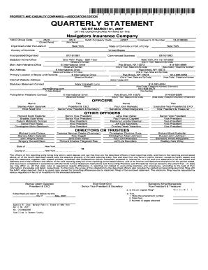 Fillable Online navigators insurance company code florida form Fax ...