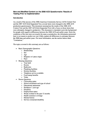 Fillable Online census 2007 acs grid sequential test form Fax Email ...