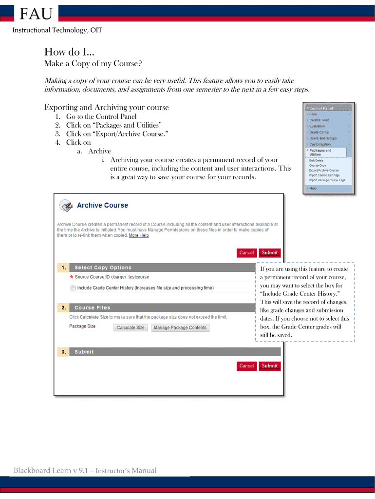 Fillable Online fau How do I - fau Fax Email Print - pdfFiller