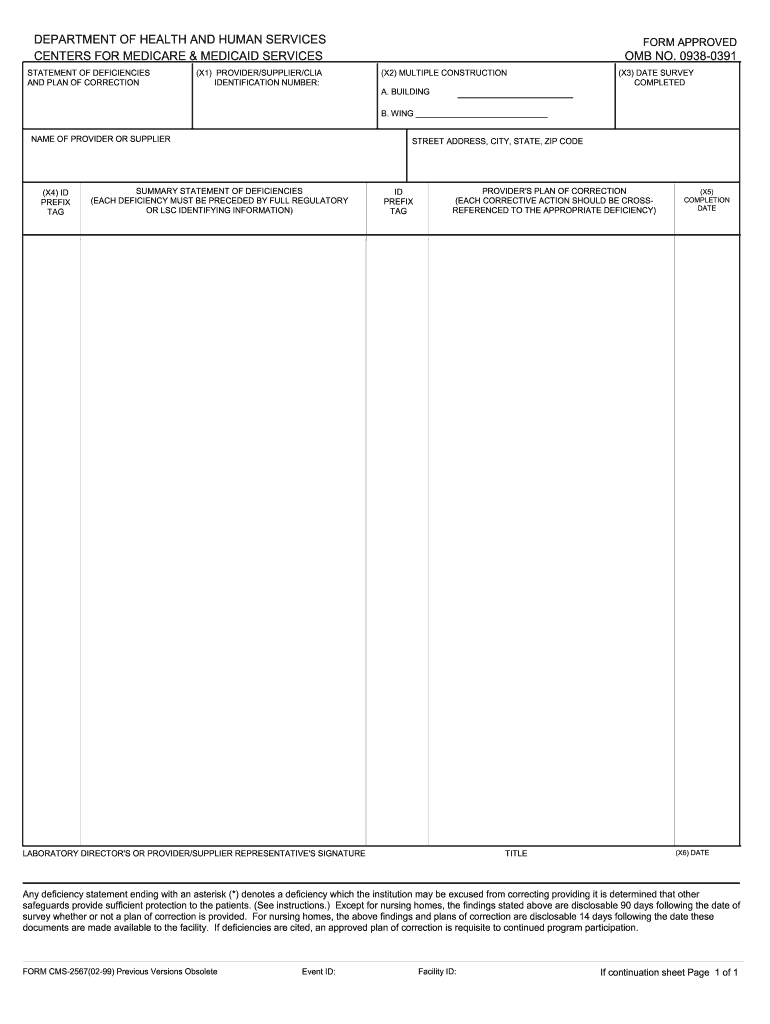 Printable Plan Of Correction Template Printable Templates