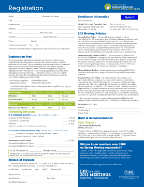 Fillable Online lesusacanada Registration Form - Licensing Executives ...