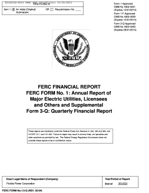 Fillable Online FERC FINANCIAL REPORT FERC FORM No. 1 ... - Duke Energy ...