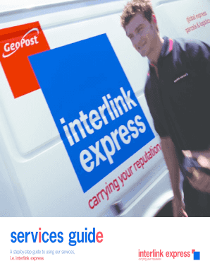 Fillable Online is shipit part of interlink express form Fax Email ...