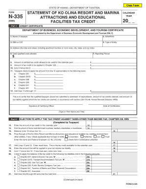 Fillable Online www6 hawaii form n 335 Fax Email Print - pdfFiller