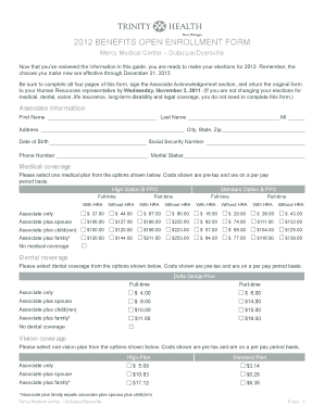 My Benefits Trinity - Fill Online, Printable, Fillable, Blank | pdfFiller