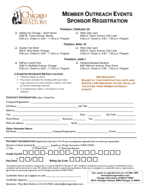 Fillable Online Inaugural Registration form Fax Email Print - pdfFiller