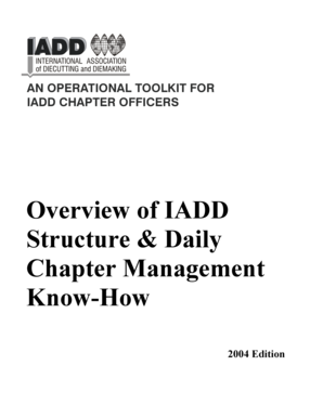 Fillable Online iadd Toolkit - Overview of IADD Structure & Daily ...