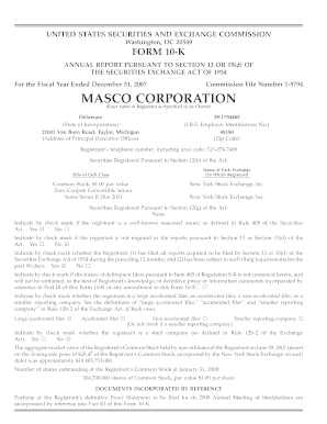 Fillable Online masco stock tax forms Fax Email Print - pdfFiller