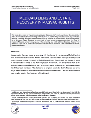 Medicaid Estate Recovery Form - Fill Online, Printable, Fillable, Blank ...