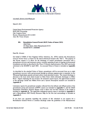 Fillable Online epa ma rgp noi form Fax Email Print - pdfFiller