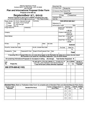 Fillable Online transportation nebraska Standard Overnight ...