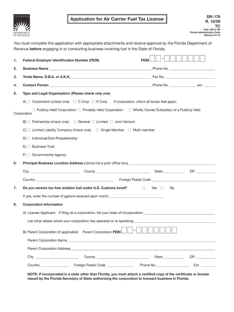 Fl air carrier license: Fill out & sign online | DocHub
