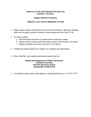 Fillable Online Sample Collection Procedures Fax Email Print - pdfFiller