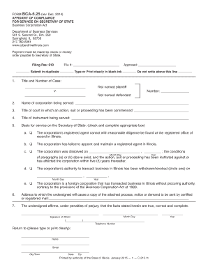 Fillable Online Print FORM BCA-5 Fax Email Print - pdfFiller