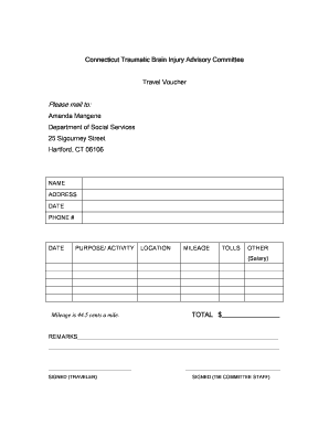 Fillable Online ct Travel Voucherdoc - ct Fax Email Print - pdfFiller