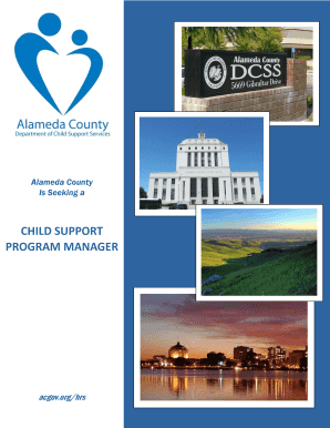 Fillable Online acgov The Alameda County Department of Child Support ...