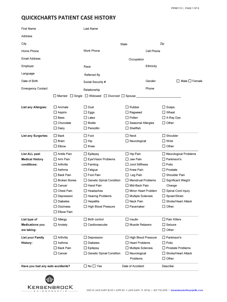 Fillable Online NP PAPERWORK PIP - FORM - VERSION 060413 Fax Email ...