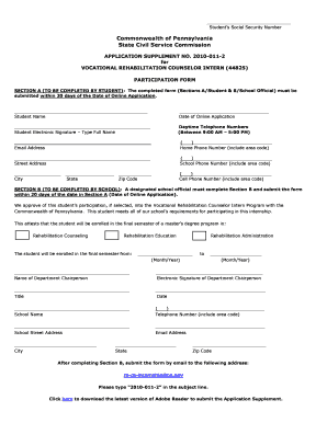 Fillable Online portal state pa Commonwealth of Pennsylvania State ...