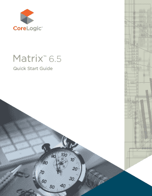 Fillable Online Matrix 6.5 Quick Start Guide US - Multiple Listing Technology Fax Email Print ...