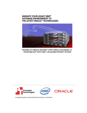 Fillable Online Migrating to Oracle Solaris with Oracle Database 11g on Intel Xeon ... Fax Email ...
