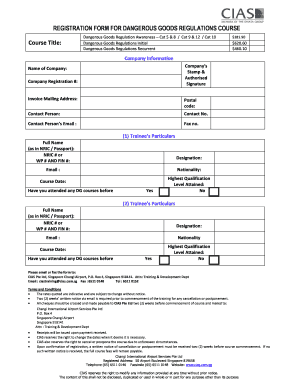 Fillable Online DGR Registration form.pdf - CIAS Changi International ...