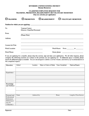 Demotion Form - Fill Online, Printable, Fillable, Blank | pdfFiller