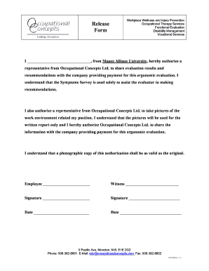 Fillable Online mta Release Form - Mount Allison University - mta Fax ...