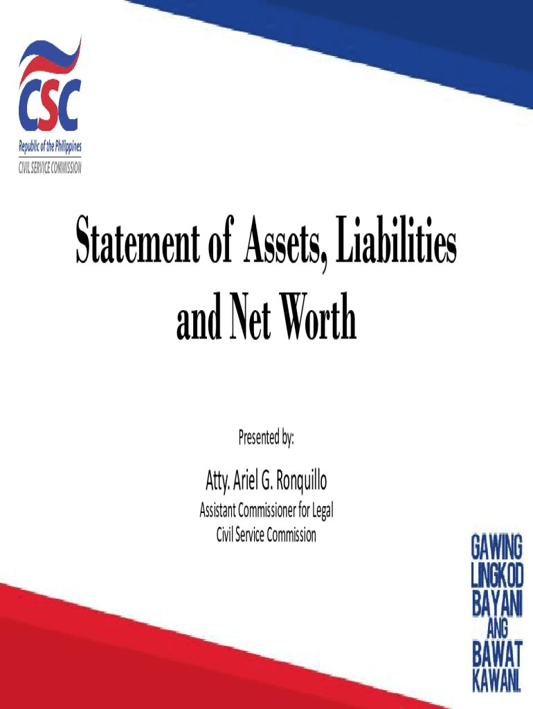 Fillable Online sworn statement of assets liabilities and net worth ...